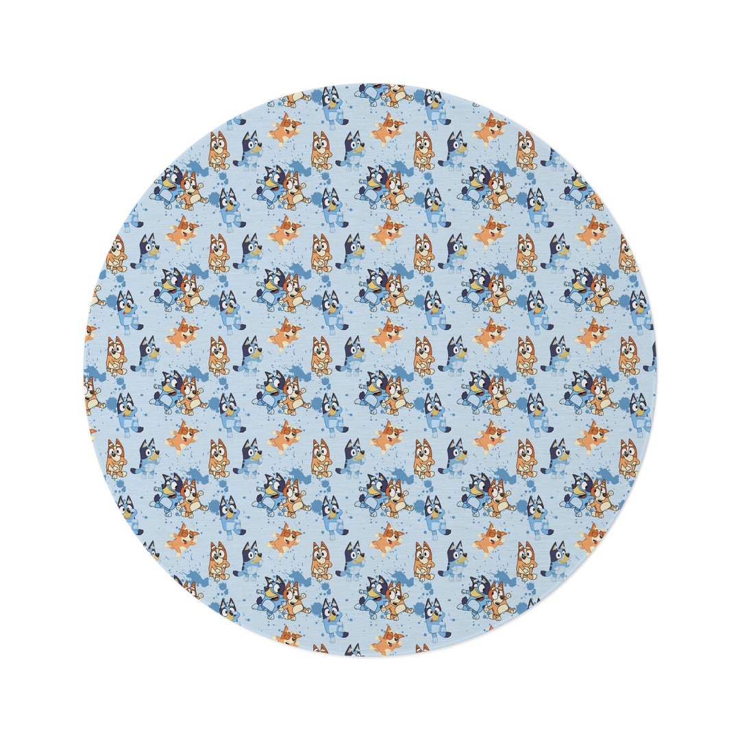Bluey Round Rug - Etsy