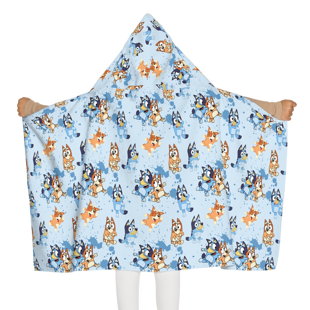 Bluey Hooded Towel - Etsy