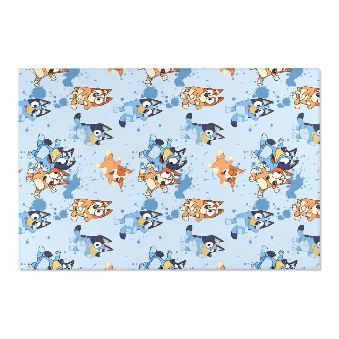 Bluey Area Rug - Etsy