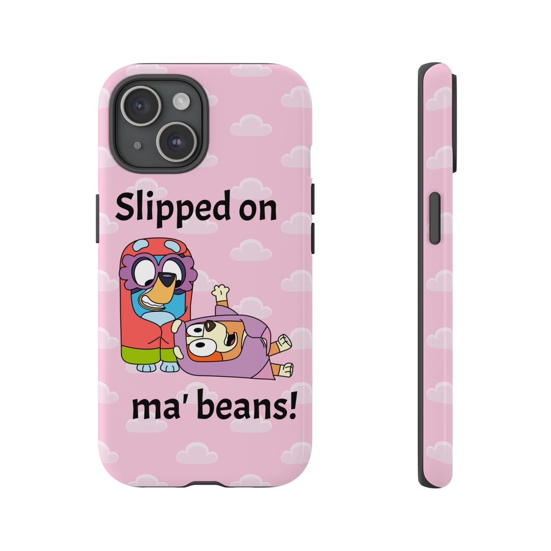 Slipped on Ma Beans Grannies Bluey Tough Phone Cases - Etsy UK