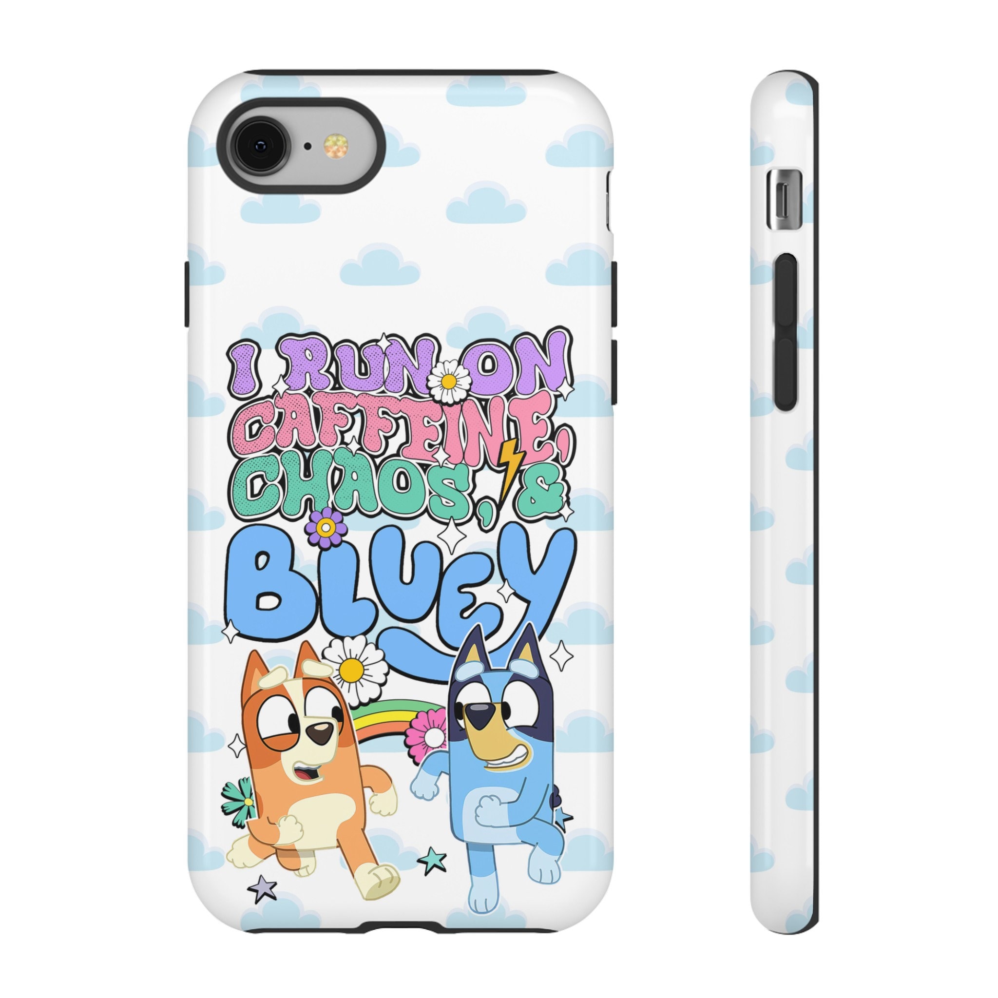 I Run on Bluey Tough Phone Cases - Etsy