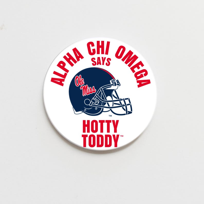 Ole Miss Alpha Chi Omega Game Day Button (7 Designs) - Etsy