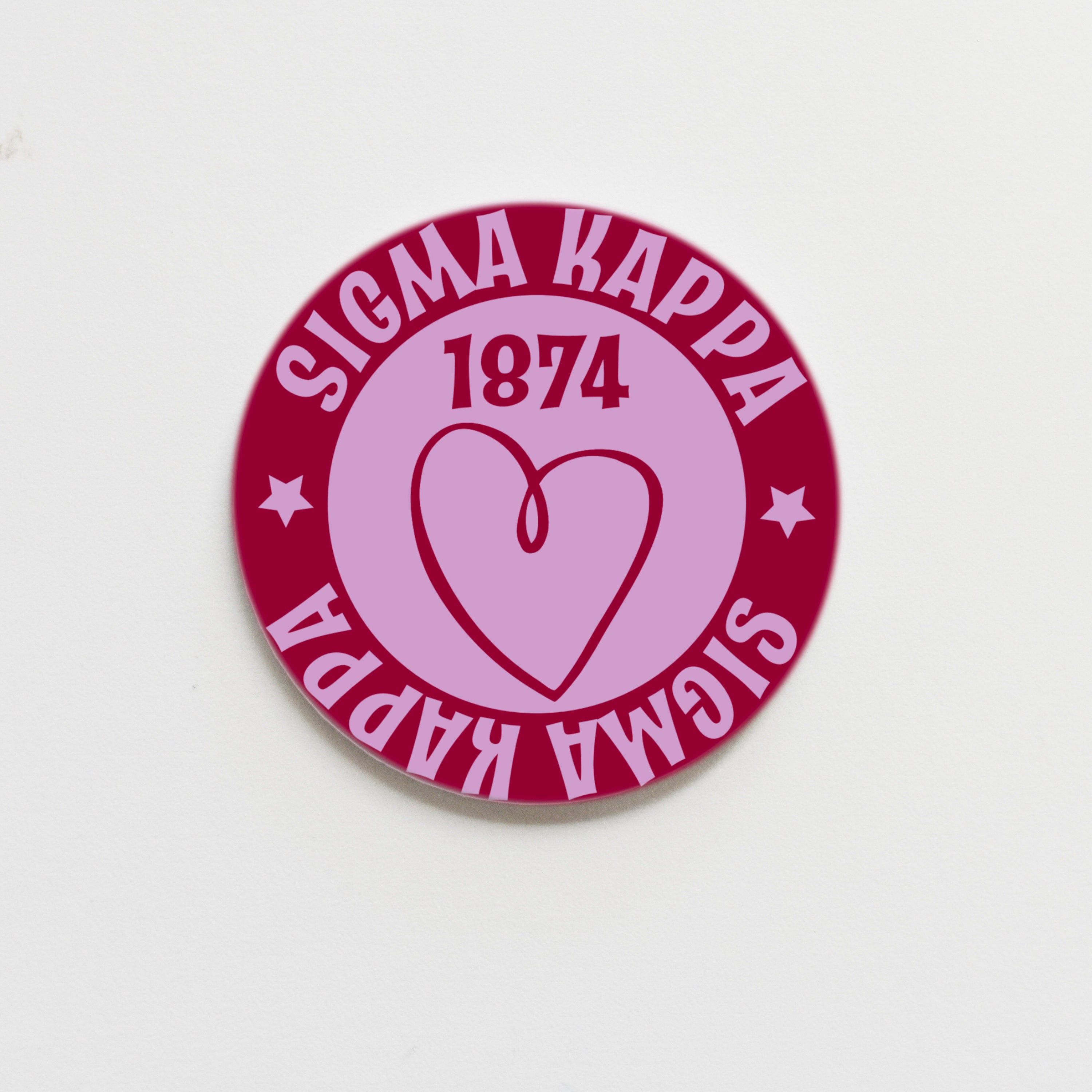 Sigma Kappa Greek Merit Badge Button - Etsy