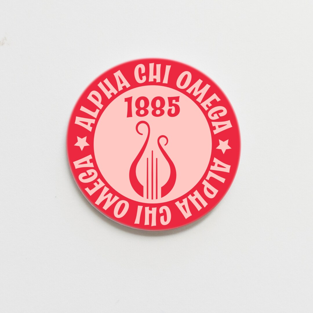 Alpha Chi Omega Greek Merit Badge Button - Etsy