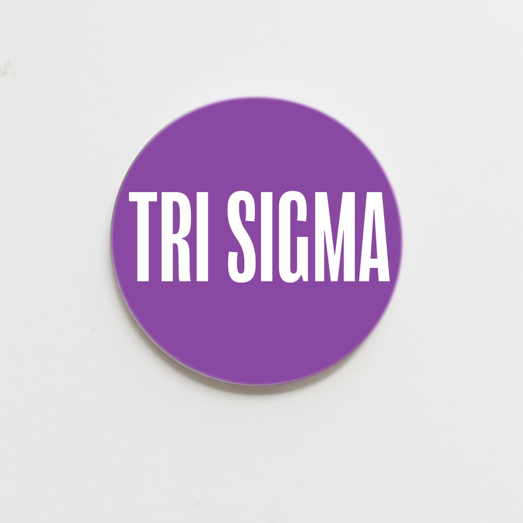 Tri Sigma Simply Greek Button - Etsy
