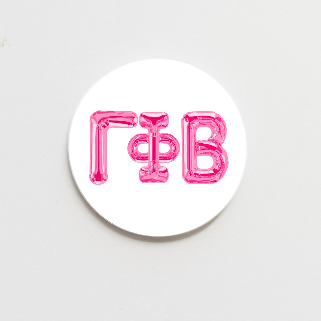 Gamma Phi Beta Greek Balloon Button - Etsy