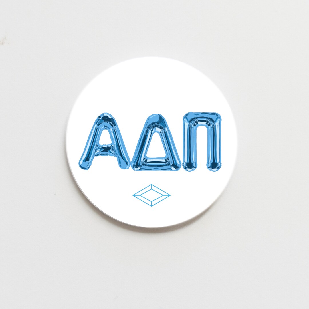 Alpha Delta Pi Greek Balloon Button - Etsy