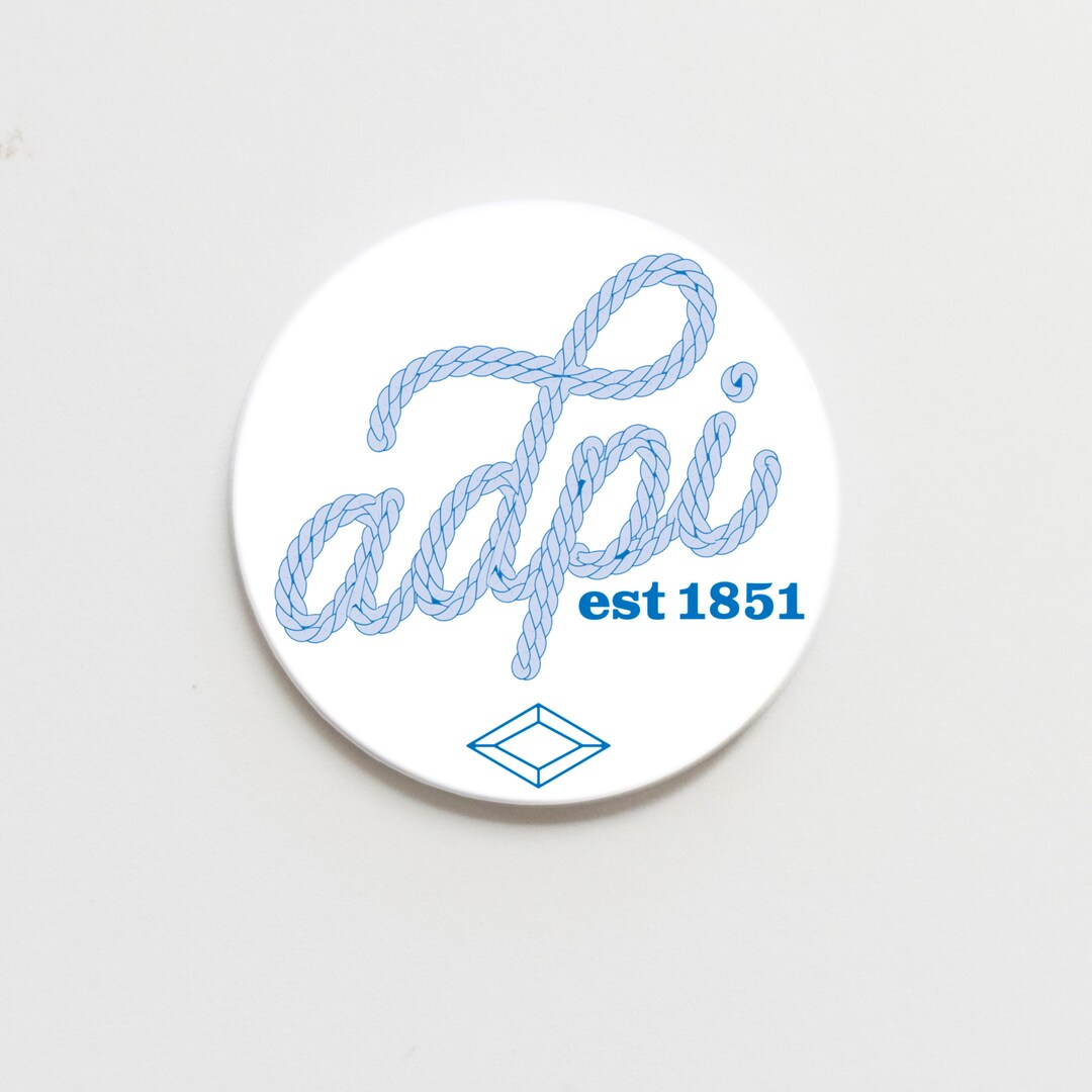 Alpha Delta Pi Greek Howdy Button - Etsy