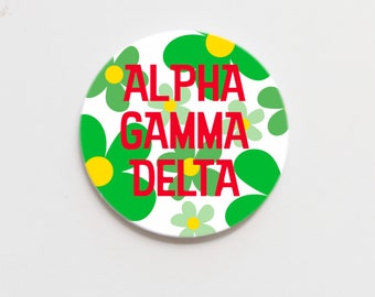 AGD Alpha Gamma Delta Mom Floral Single or Bulk 2.25 - Etsy