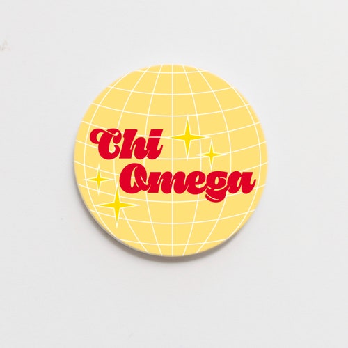 Chi Omega Greek Game Day Tailgate Buttons Game Day Pins - Etsy