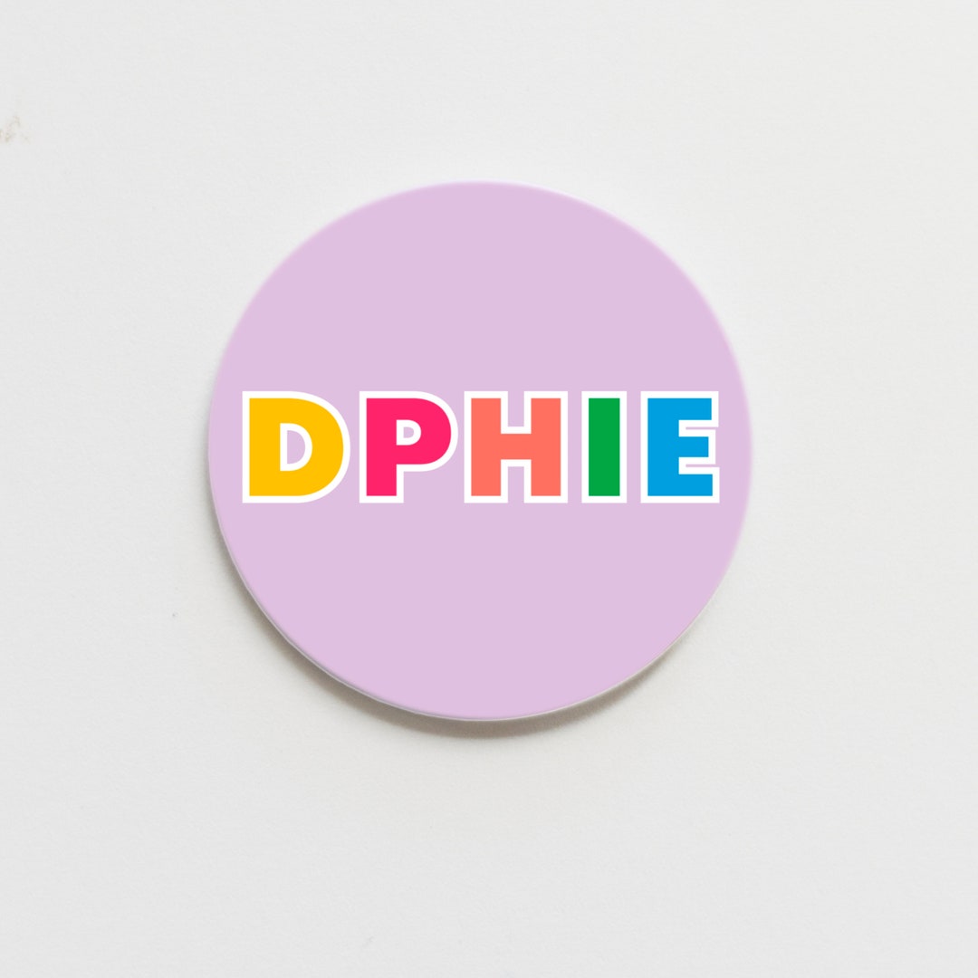 Delta Phi Epsilon Color Me Greek Button - Etsy