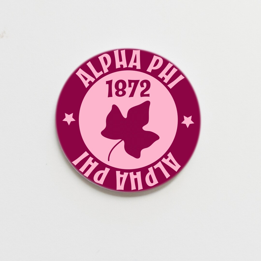 Alpha Phi Greek Merit Badge Button - Etsy