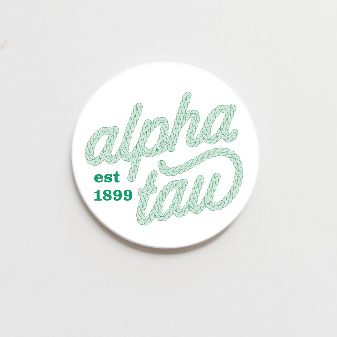 Alpha Sigma Tau Greek Howdy Button - Etsy