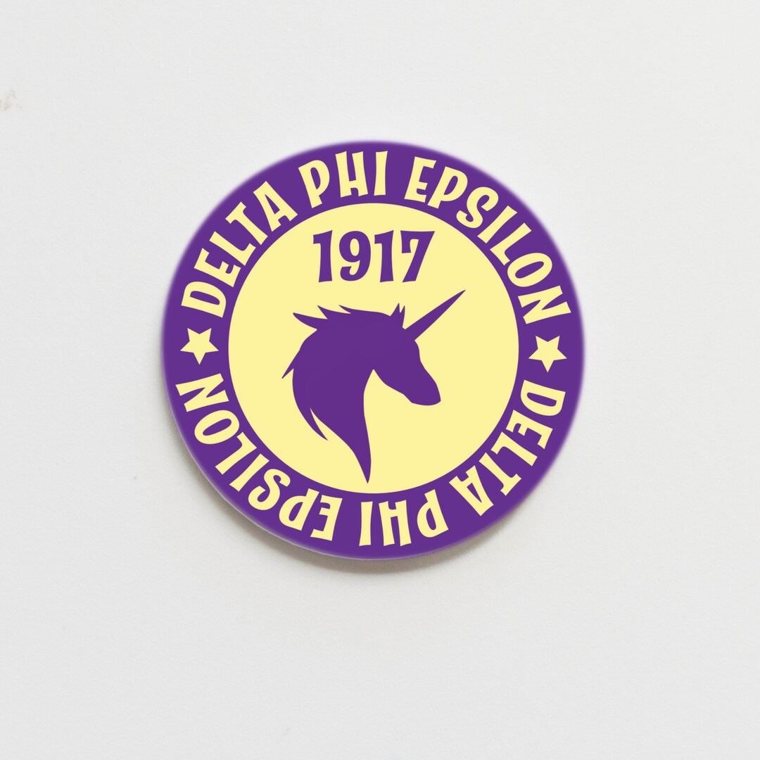 Delta Phi Epsilon Greek Merit Badge Button - Etsy