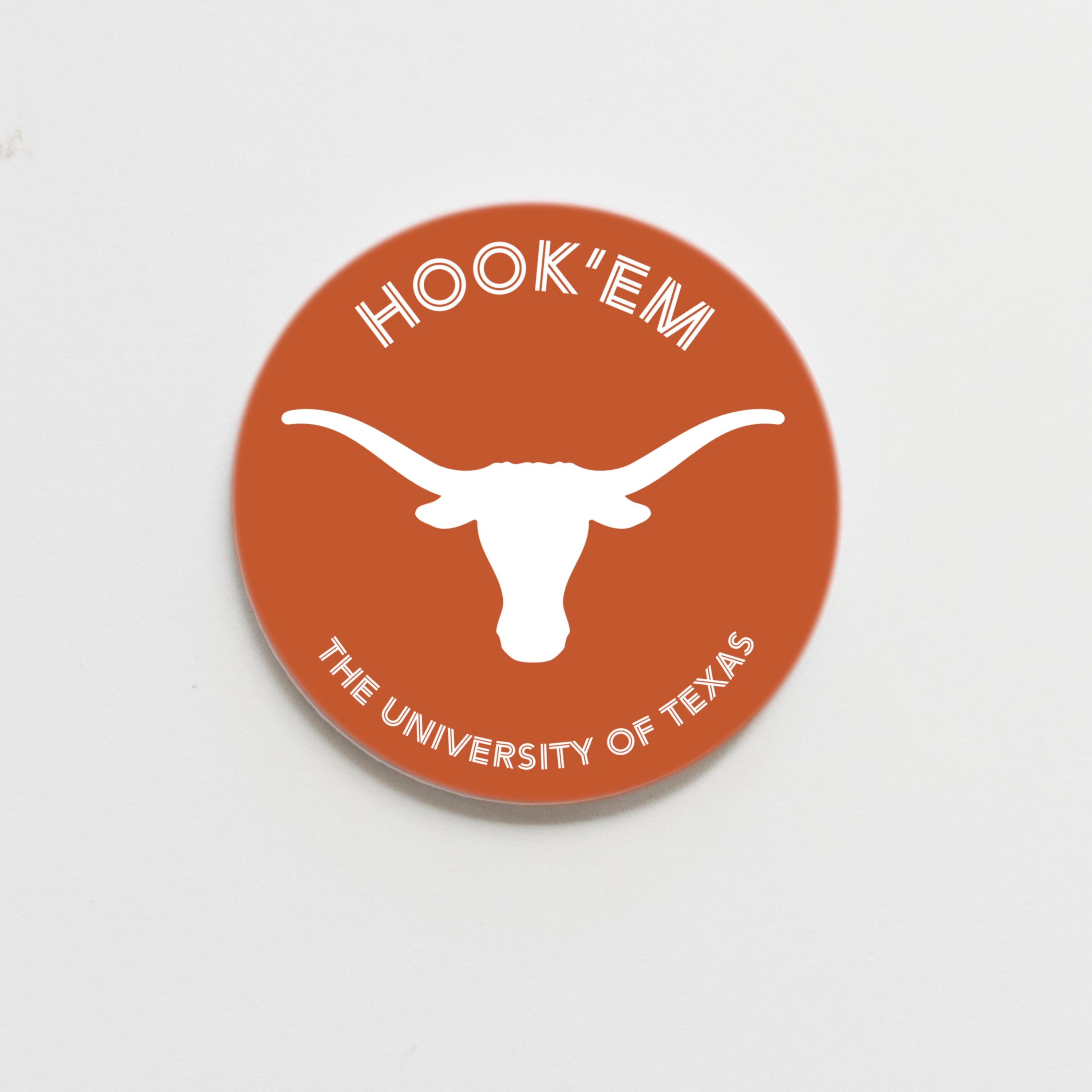 University of Texas Game Day Button (8 Design Options) - Etsy
