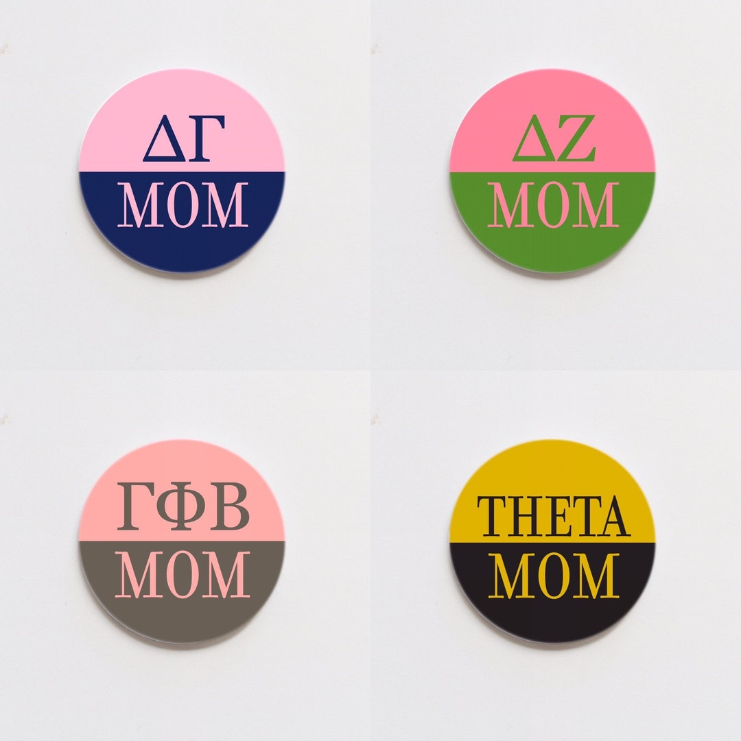 Sorority Mom Button - Etsy