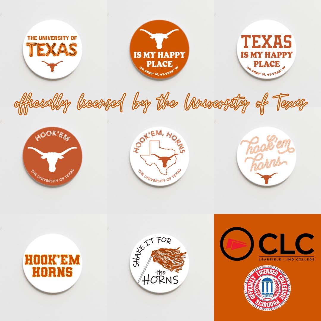 University of Texas Game Day Button (8 Design Options) - Etsy