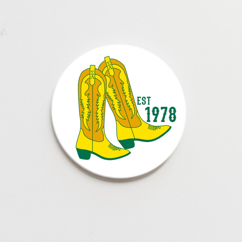 Sigma Alpha Sorority Button - Etsy