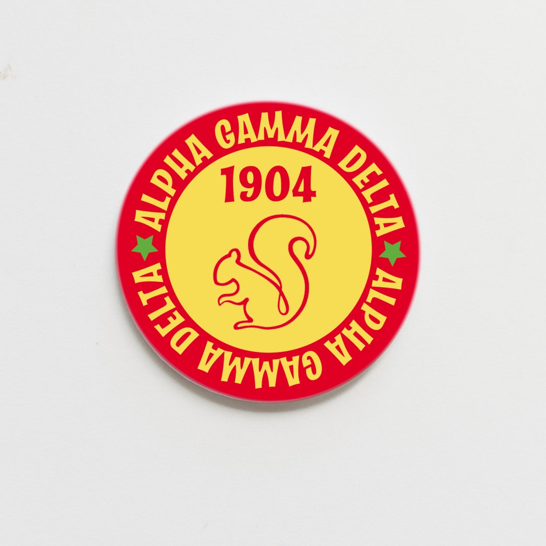 Alpha Gamma Delta Greek Merit Badge Button - Etsy