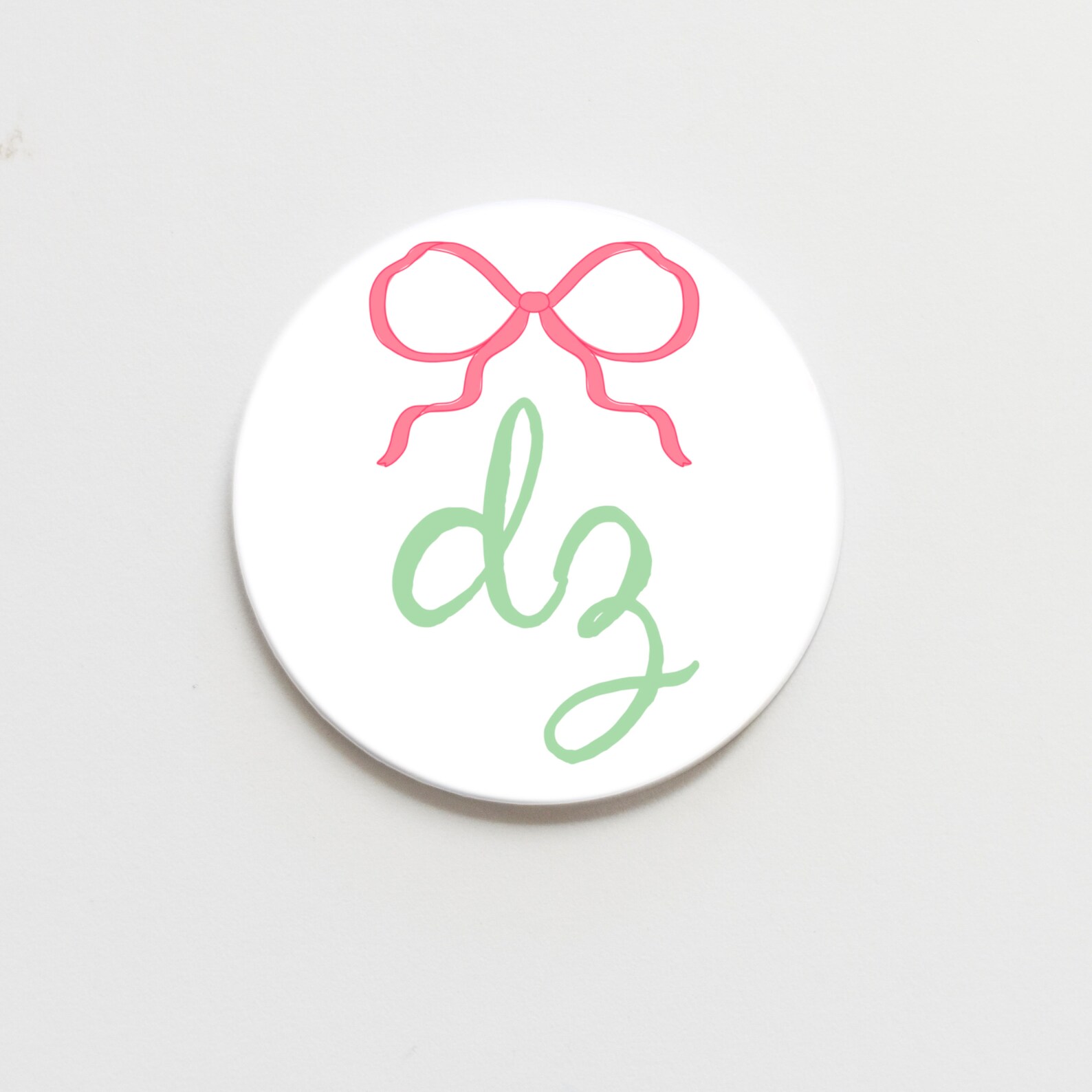 Delta Zeta Greek Bow Button - Etsy