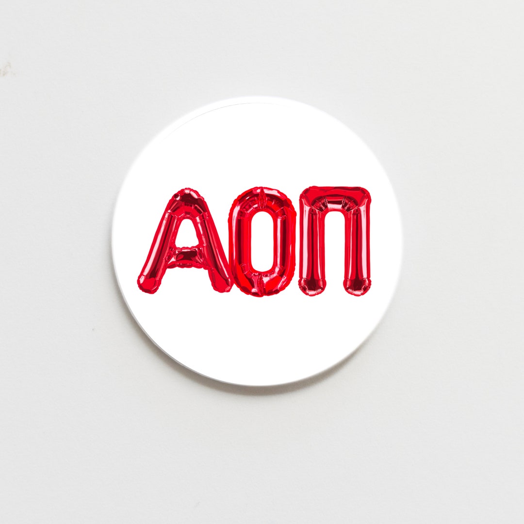Alpha Omicron Pi Greek Balloon Button - Etsy