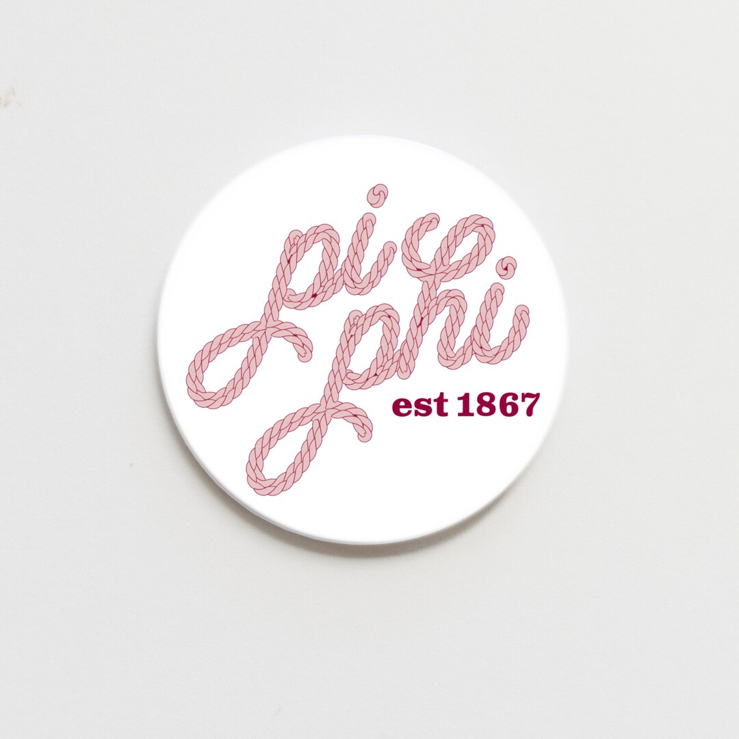 Pi Beta Phi Greek Howdy Button - Etsy