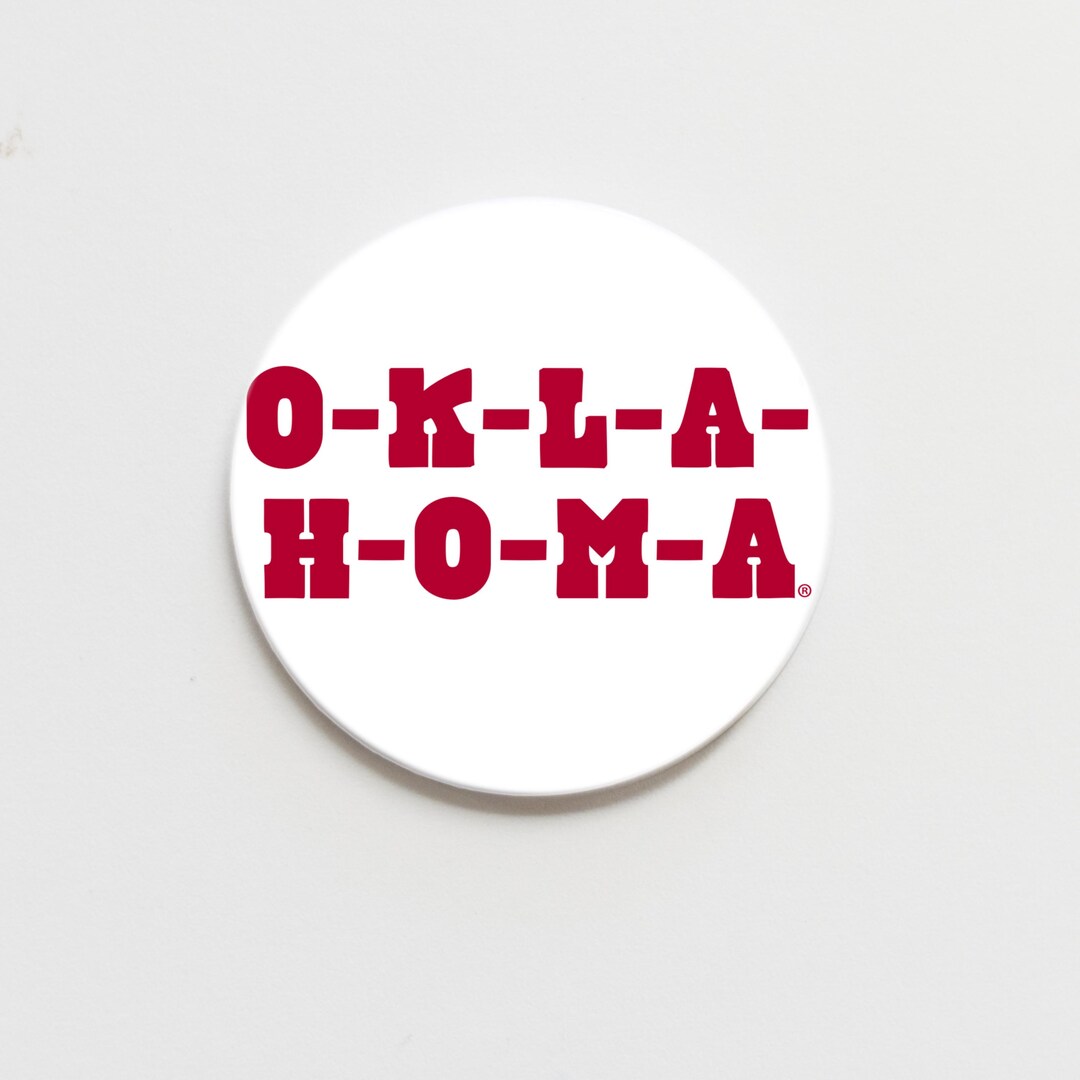 University of Oklahoma Letters Button - Etsy