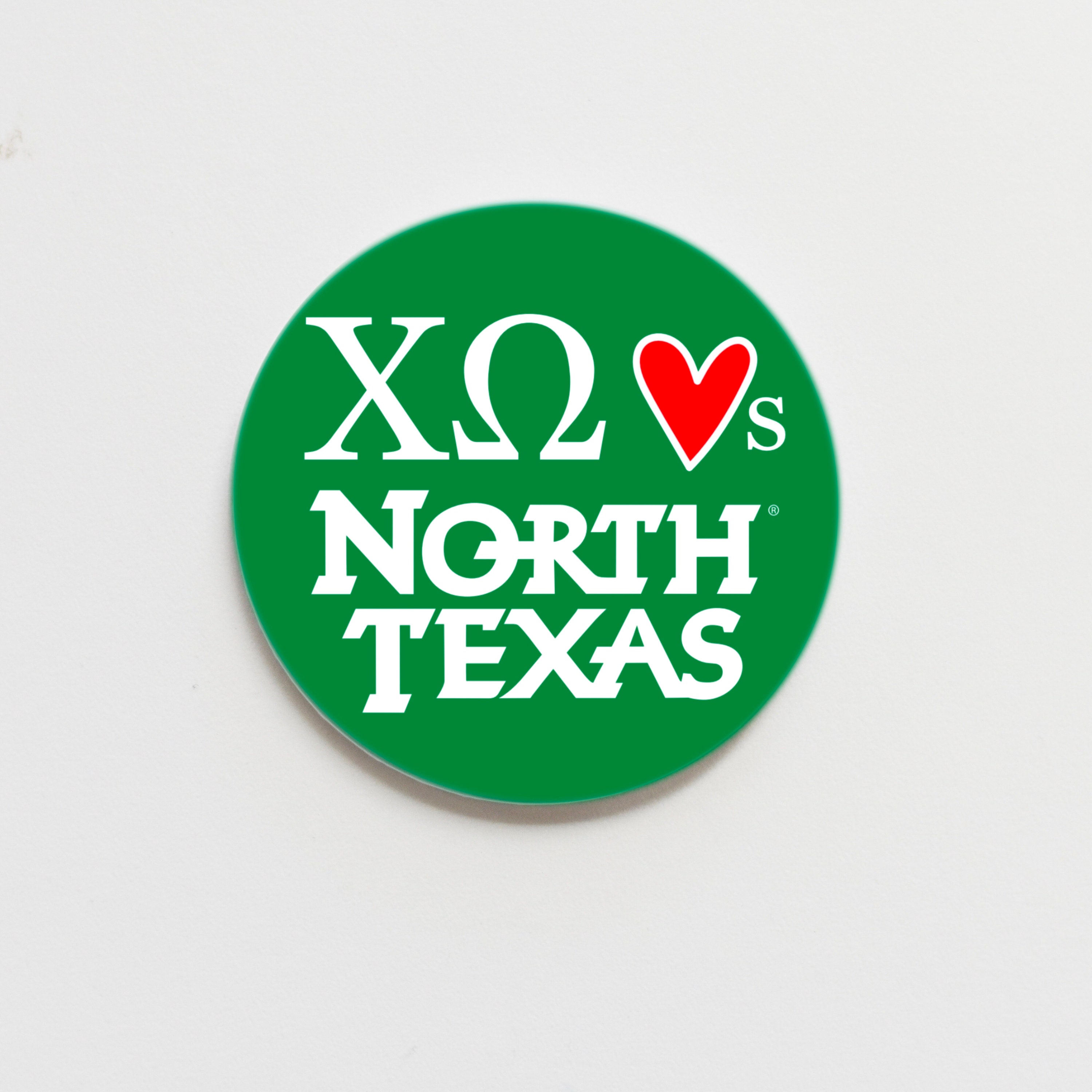 University of North Texas Chi Omega Gameday Button (4 Designs) - Etsy