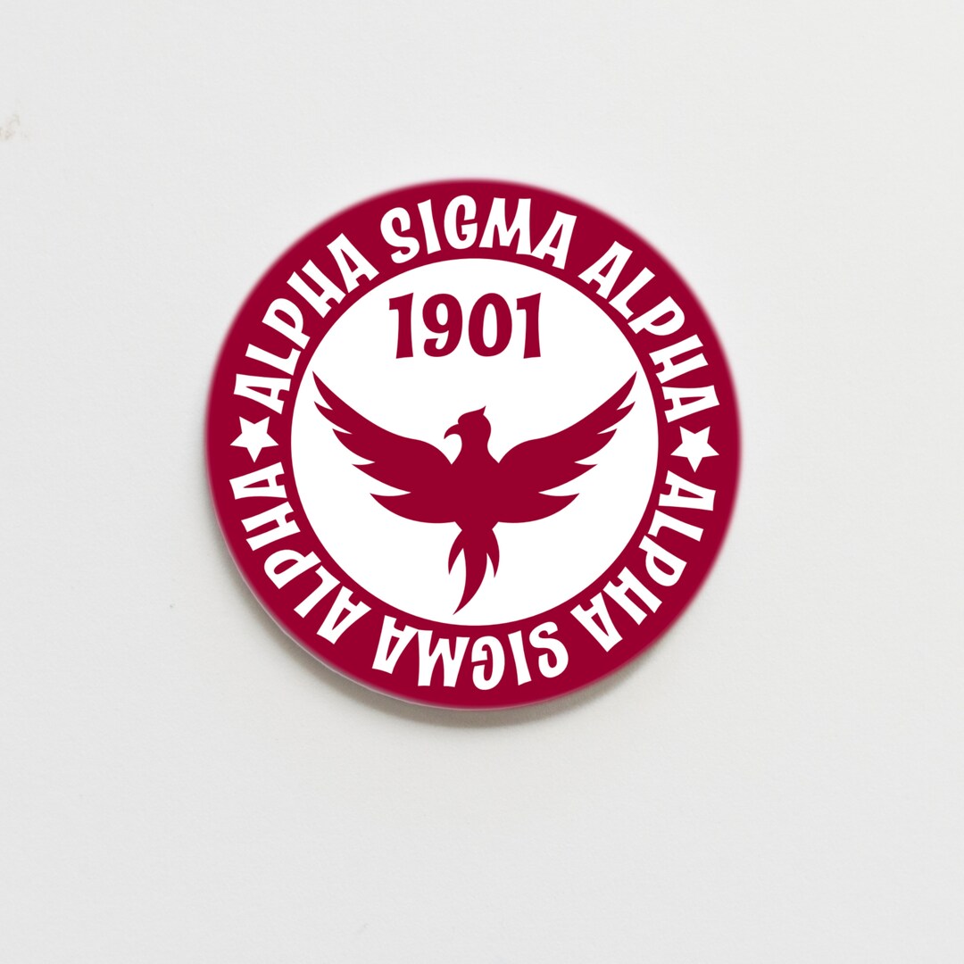 Alpha Sigma Alpha Greek Merit Badge Button - Etsy