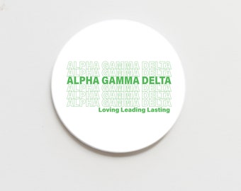 AGD Alpha Gamma Delta Letters Single or Bulk 2.25 - Etsy