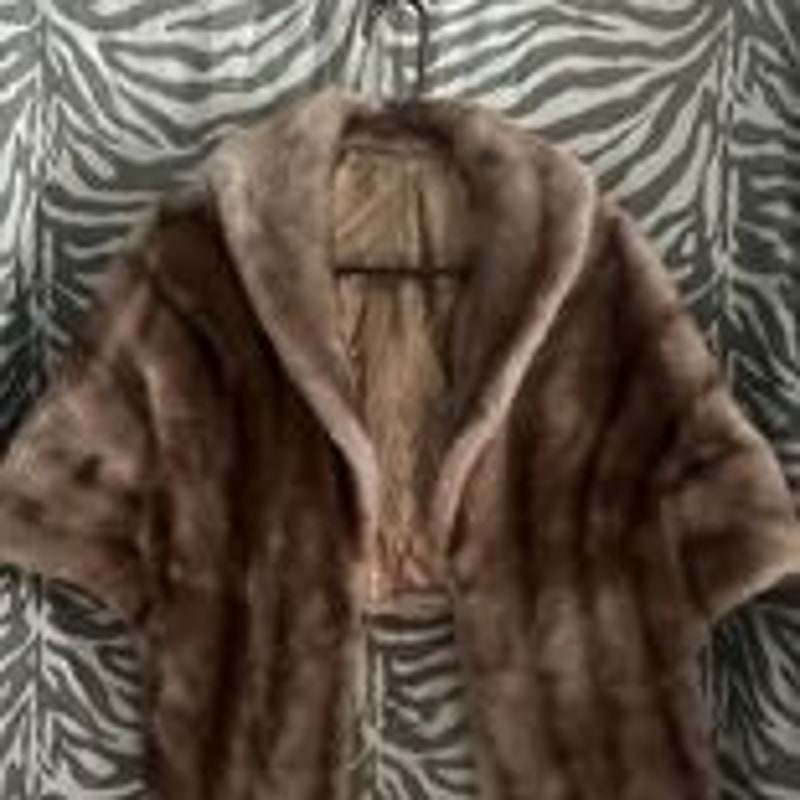 Faux Fur Capelet - Etsy