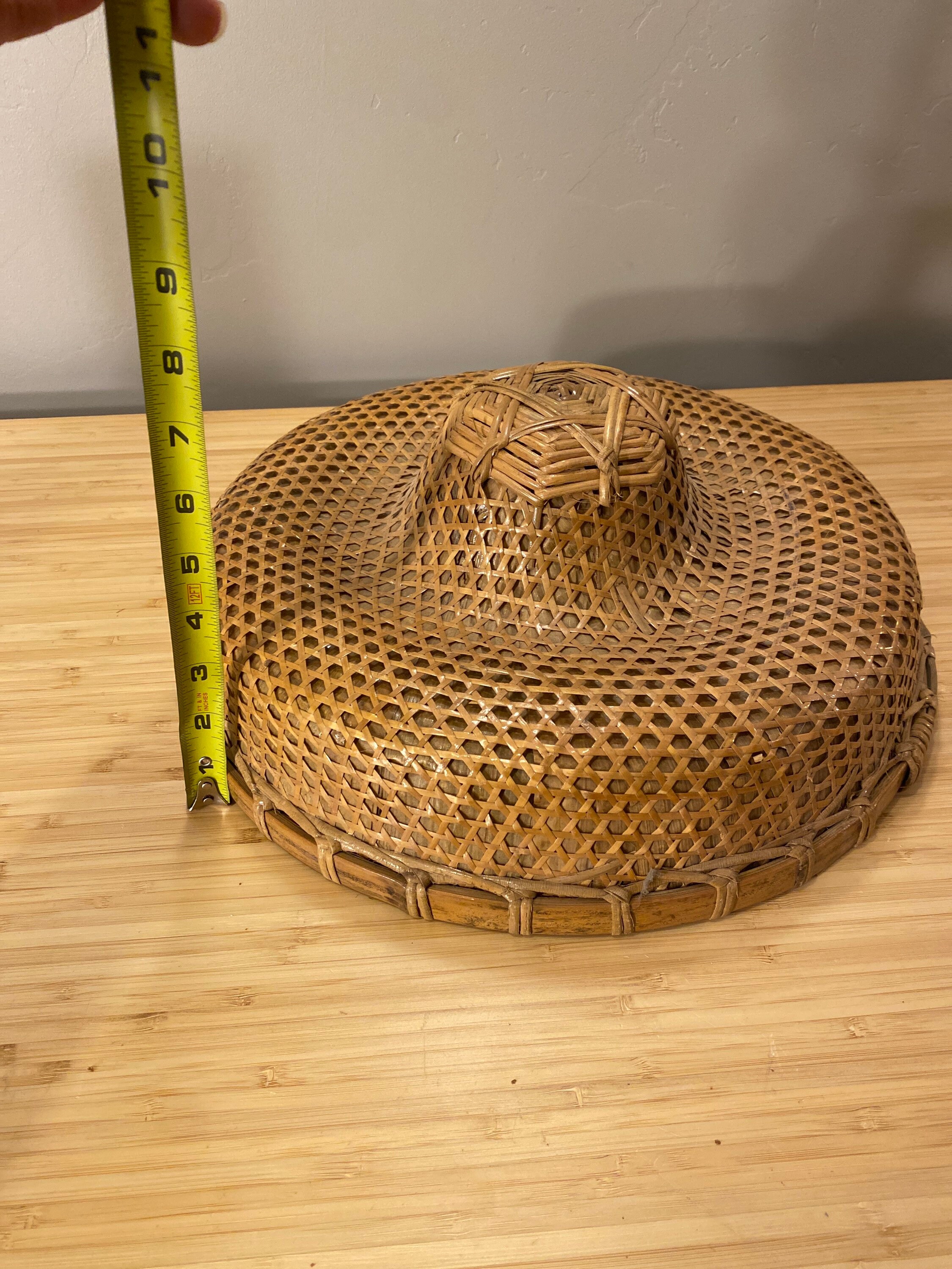 Vintage Rice Patty Hat - Etsy