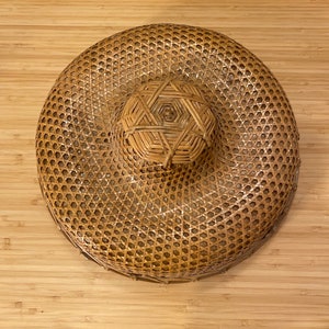 Vintage Rice Patty Hat - Etsy