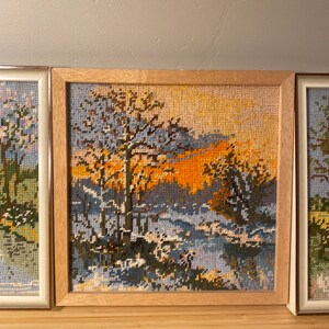 Vintage Needlepoint Art - Etsy