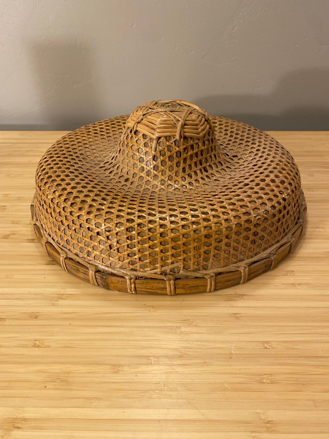 Vintage Rice Patty Hat - Etsy