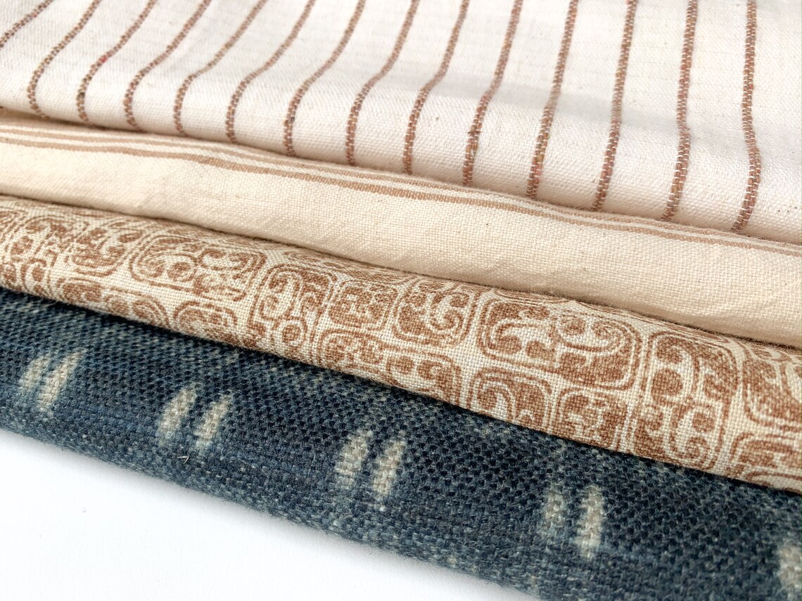 Daya in Sepia, Designer Linen Geometric Print Pillow Cover, Custom ...