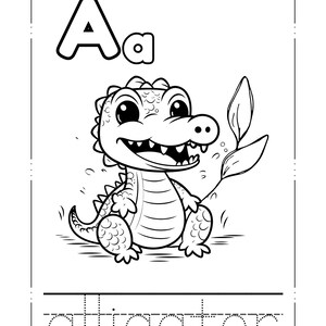 Alphabet Animals Coloring Book for Toddlers ages 1-4 - Etsy