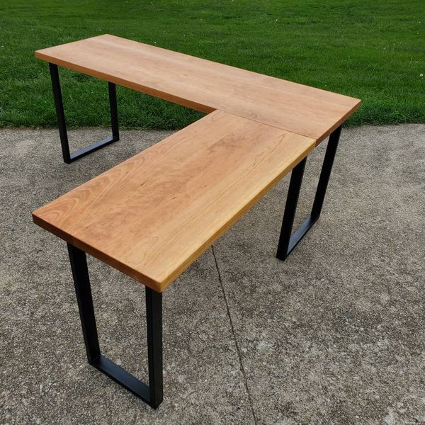 L Shaped Standing Desk - Etsy