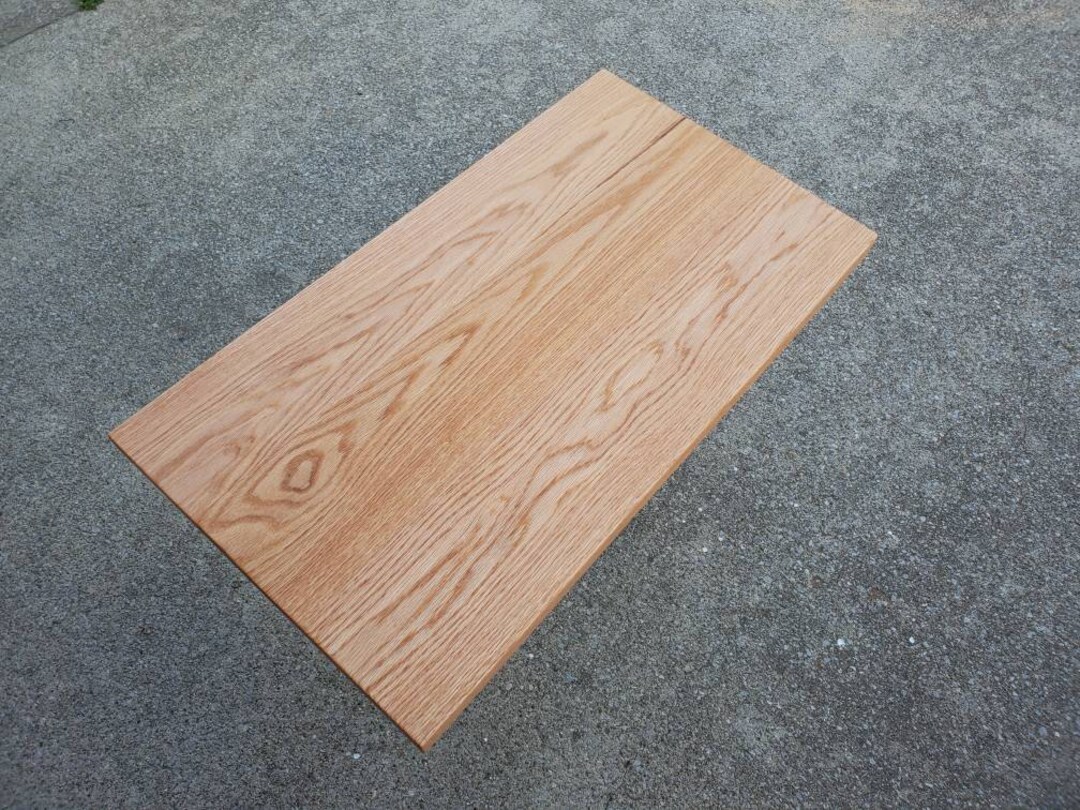 Oak Table Top, Solid Red Oak Table Top, Custom Desk Top, Wood Desk Top ...