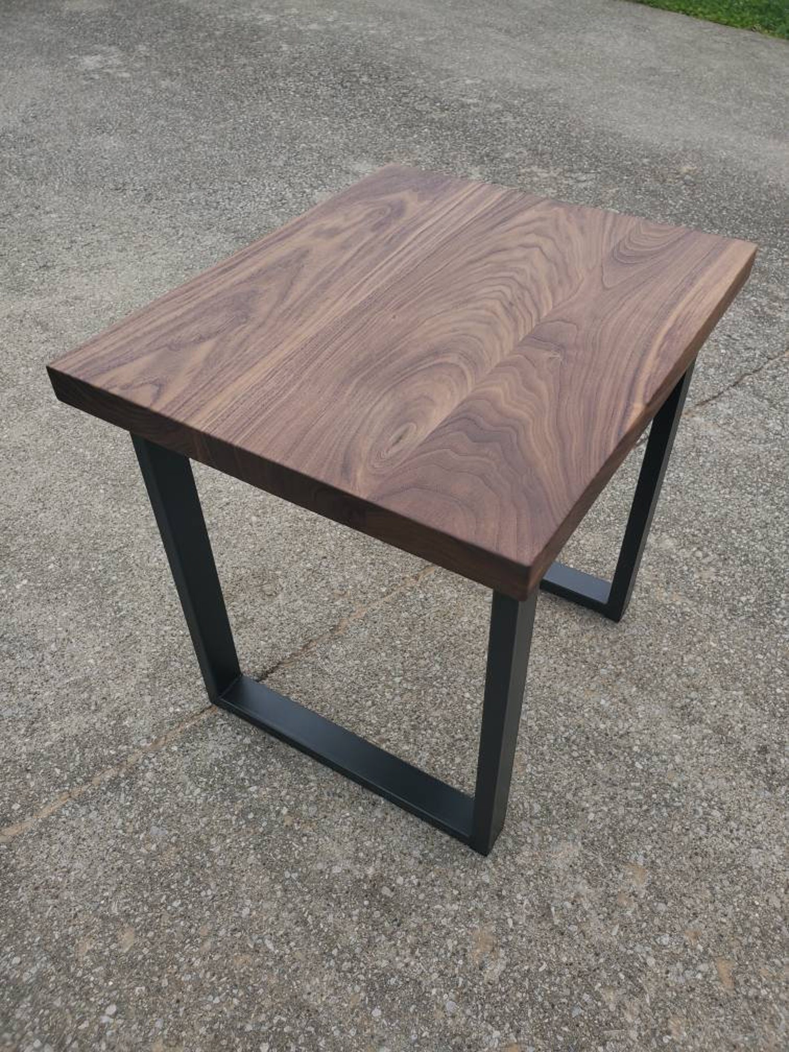Walnut Side Table Solid Wood End Table Walnut Accent Table - Etsy