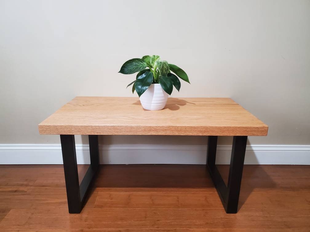 Red Oak Coffee Table Solid Wood Coffee Table Coffe Table - Etsy