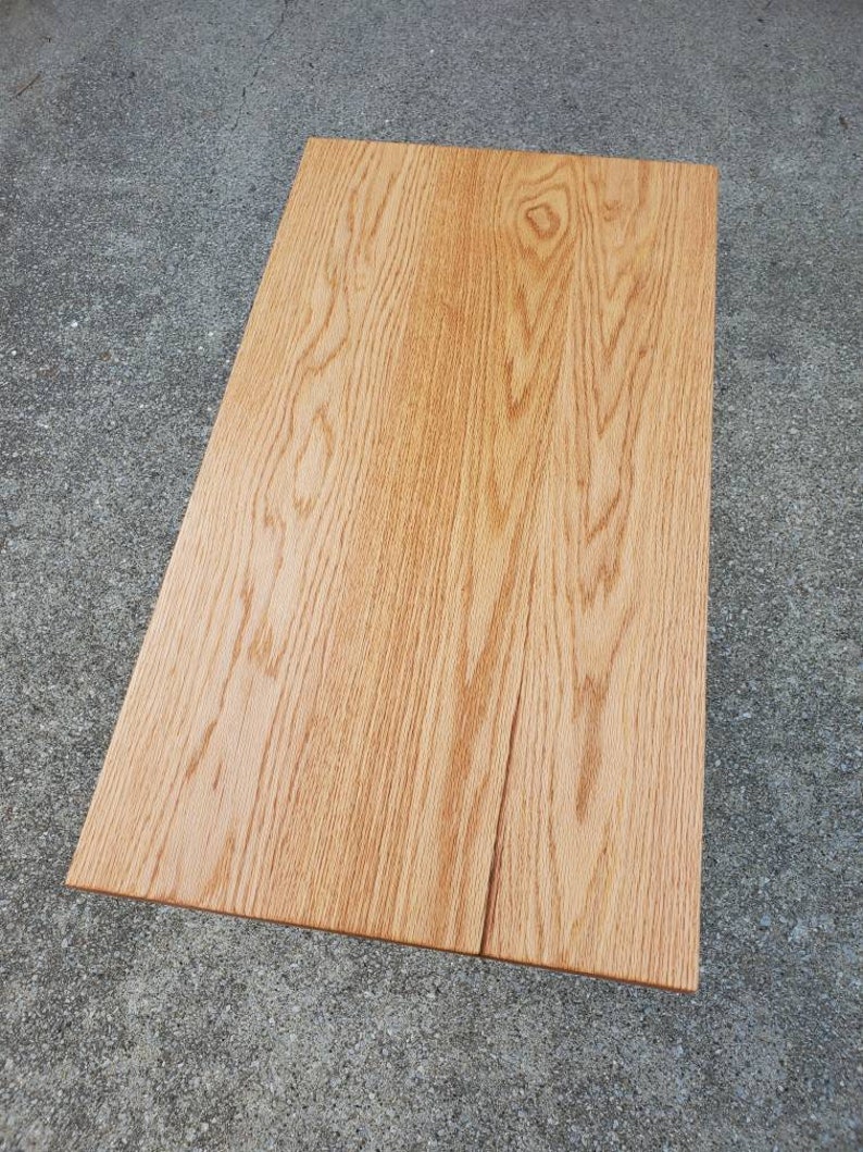 Oak Table Top Solid Red Oak Table Top Custom Desk Top Wood - Etsy