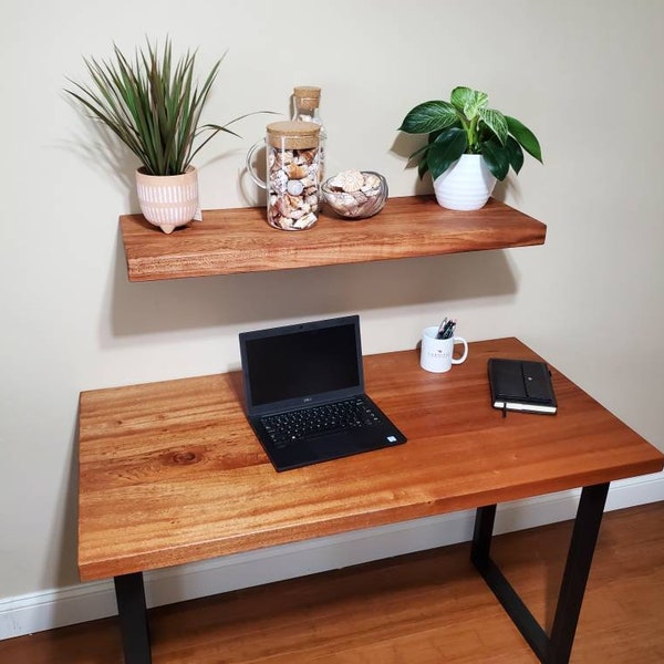 Modern Wood Desk - Etsy
