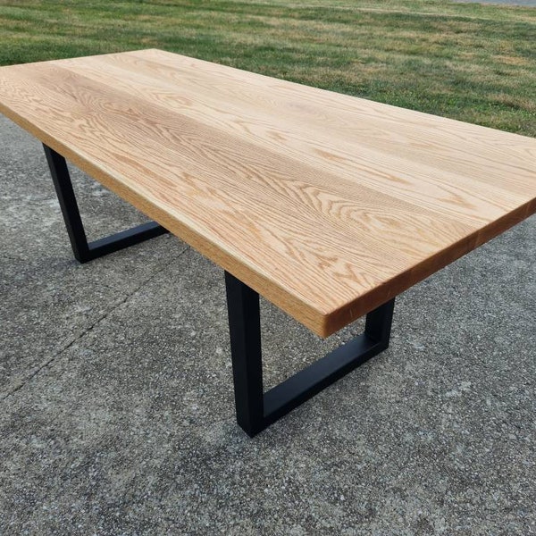 Oak Dining Table - Etsy