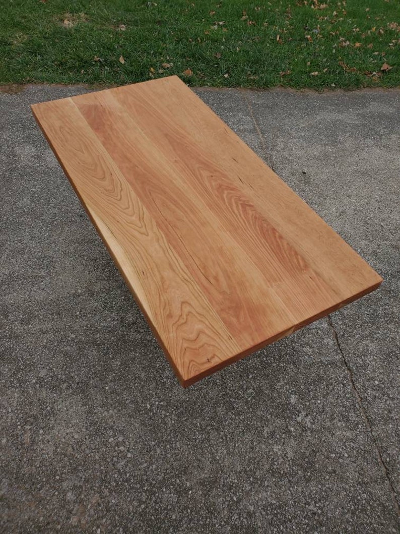 Cherry Table Top Wood Desk Top Solid Wood Table Top Custom - Etsy