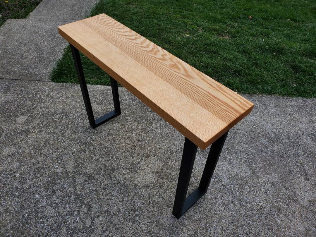 Oak Entryway Table, Red Oak Entryway Table, Oak Console Table - Etsy