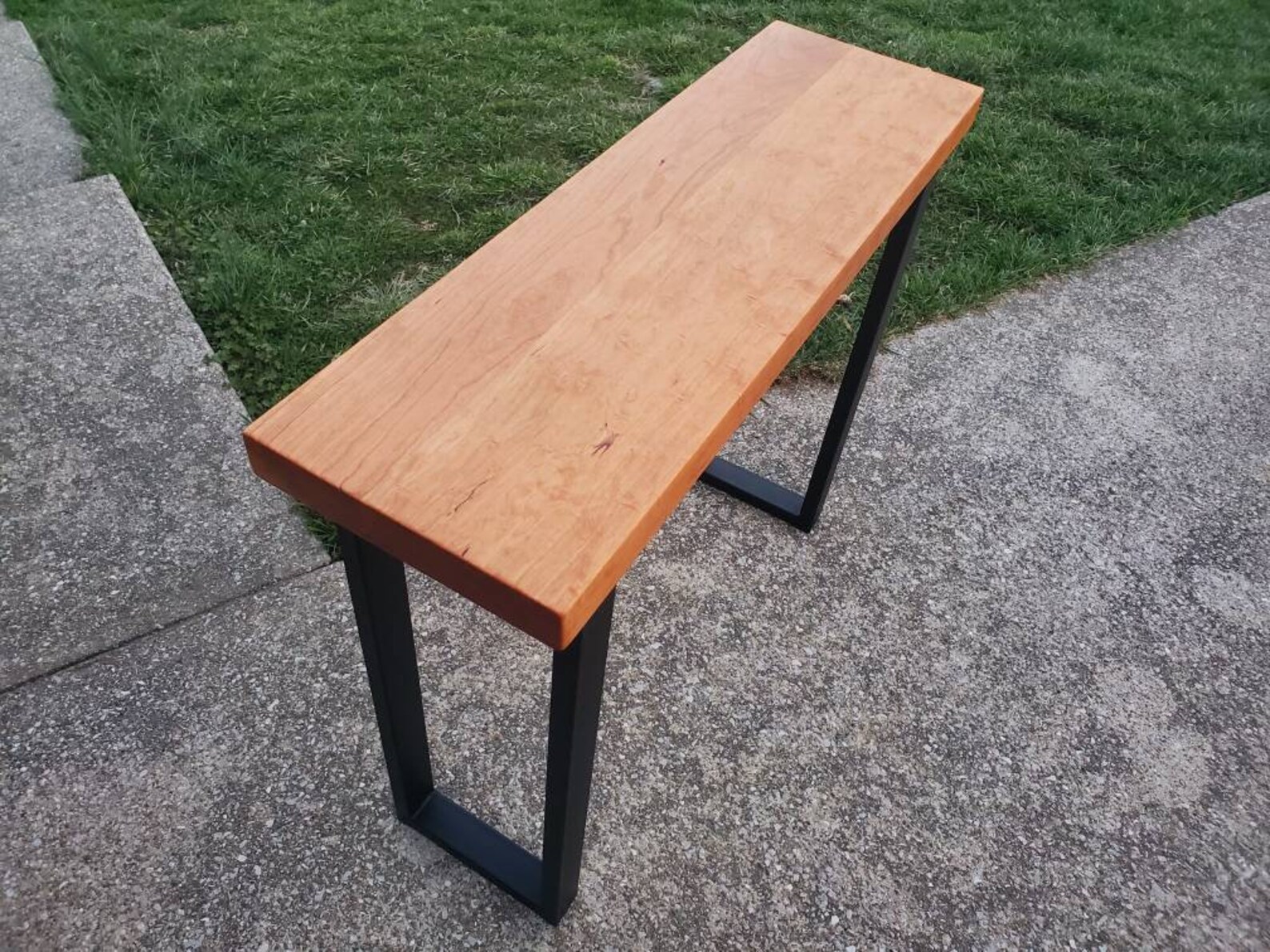 Cherry Entryway Table Solid Cherry Console Table Entryway - Etsy
