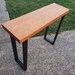 Cherry Entryway Table Solid Cherry Console Table Entryway - Etsy
