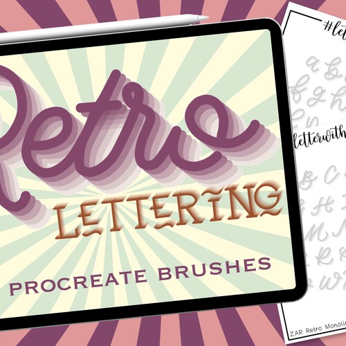 Modern Procreate Brush Lettering Brush Calligraphy Brushes - Etsy