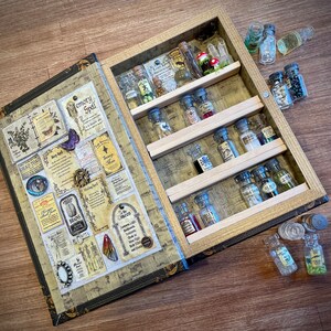 Spell Book Apothecary Potions Case Book Nook 4 Cover - Etsy